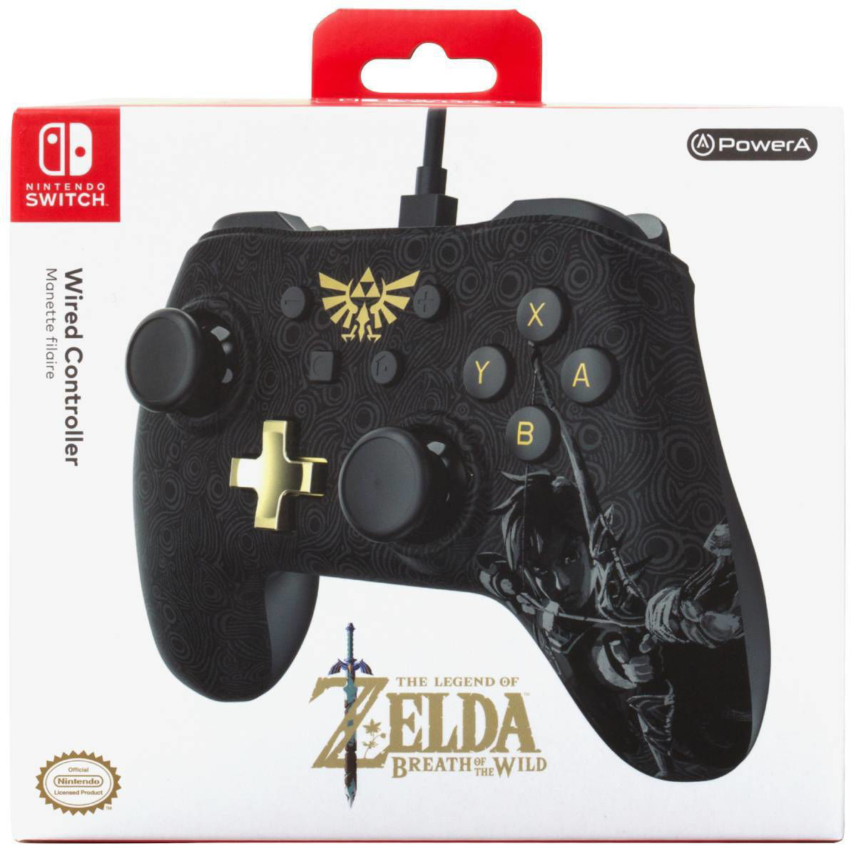 Los mejores precios. Control alámbrico Nintendo Switch Zelda: Breath of the Wild PowerA
