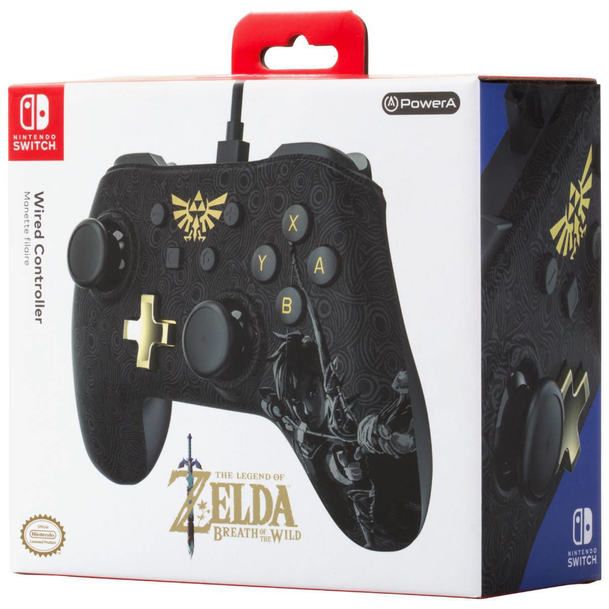 Los mejores precios. Control alámbrico Nintendo Switch Zelda: Breath of ...